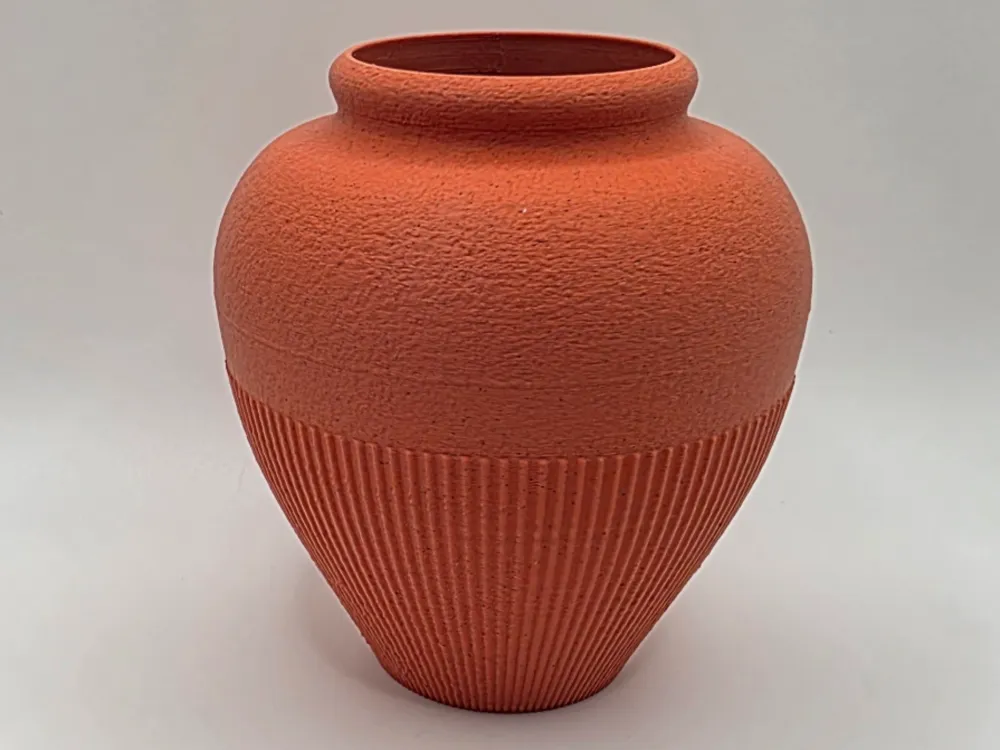 Textured "Clay" Vase | Stylish Home Decor Piece by T.H Made MakerWorld ...