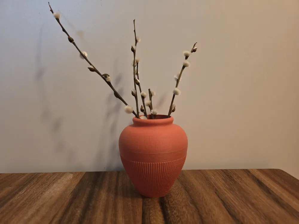 Textured "Clay" Vase | Stylish Home Decor Piece by T.H Made MakerWorld ...
