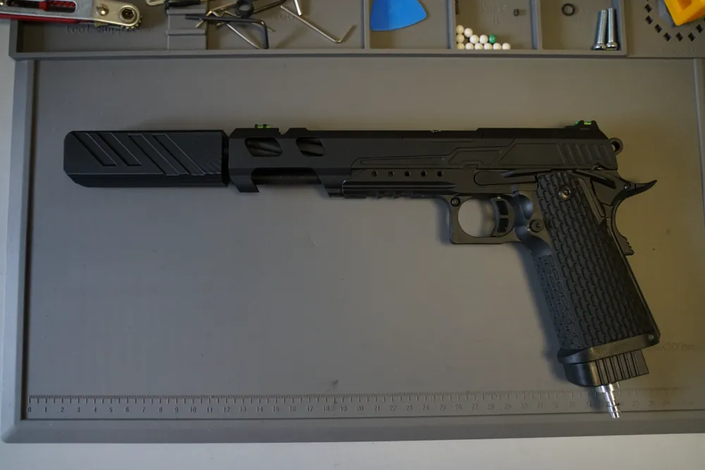 Square Silencer V2 - Free 3D Print Model - MakerWorld