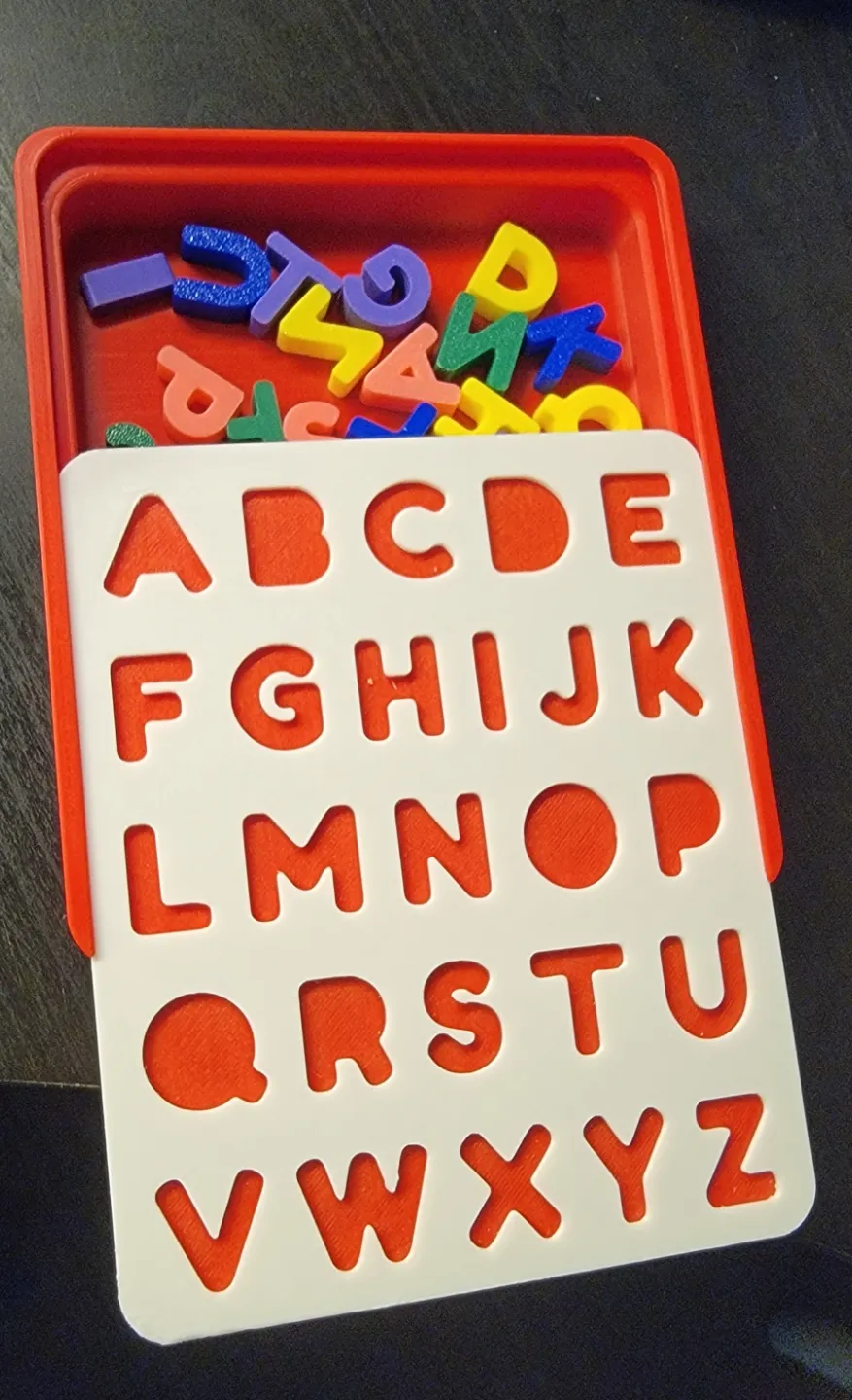 Alphabet Puzzle Tray Add-on by Printed Solutions - MakerWorld