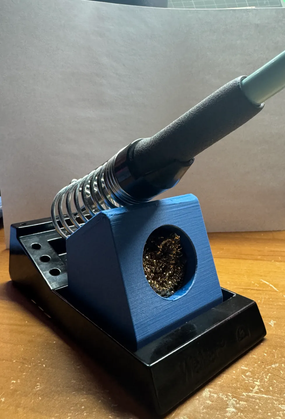 Soldering Iron Steel Wool Holder by bird_food - MakerWorld