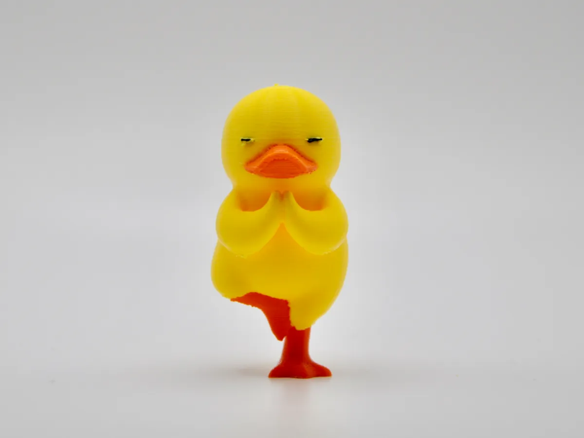 Tree Pose Yoga Duck - Free 3D Print Model - MakerWorld
