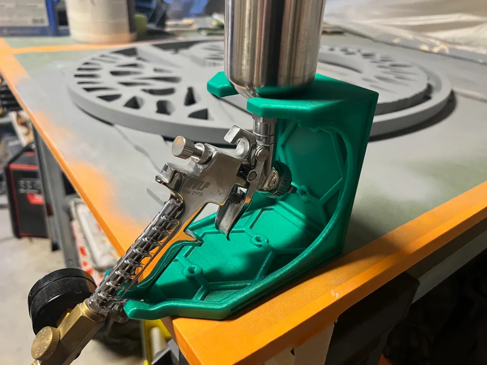 Spray Gun Stand - Free 3D Print Model - MakerWorld