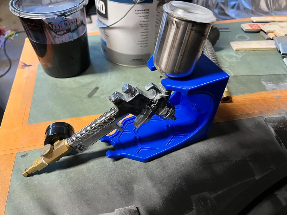 Spray Gun Stand - Free 3D Print Model - MakerWorld