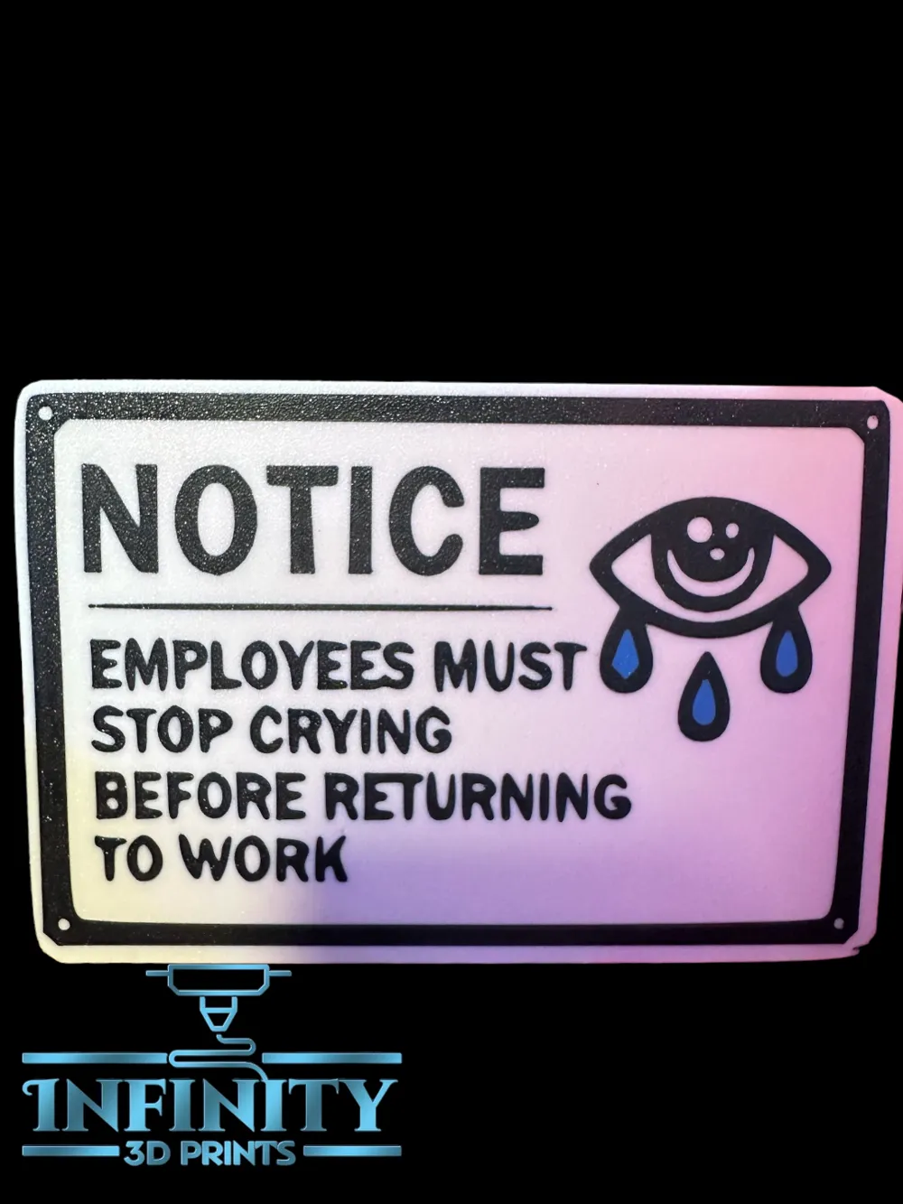 OFFICE SIGN 2 - Free 3D Print Model - MakerWorld
