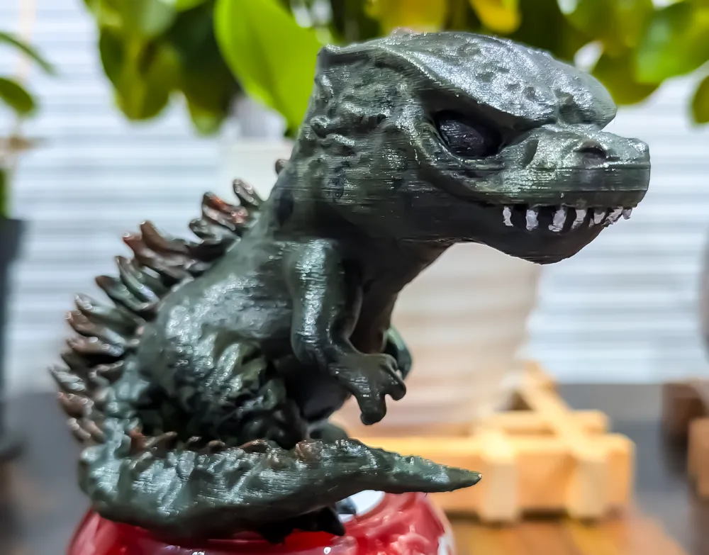 Cute Chibi Godzilla by Petezilla - MakerWorld