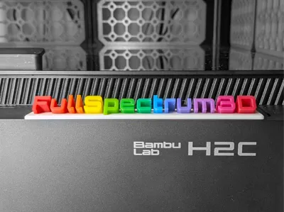 Bambu Studio Color Mixing Test - Only 4 Spools! - Free 3D Print Model ...