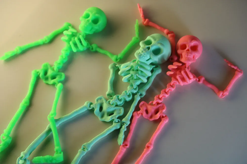 Articulated Skeleton Halloween flexy - Free 3D Print Model - MakerWorld