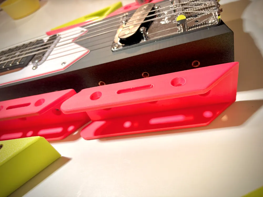 NeonEdge - 3D printed guitar by Borosan MakerWorld: Download Free 3D Models