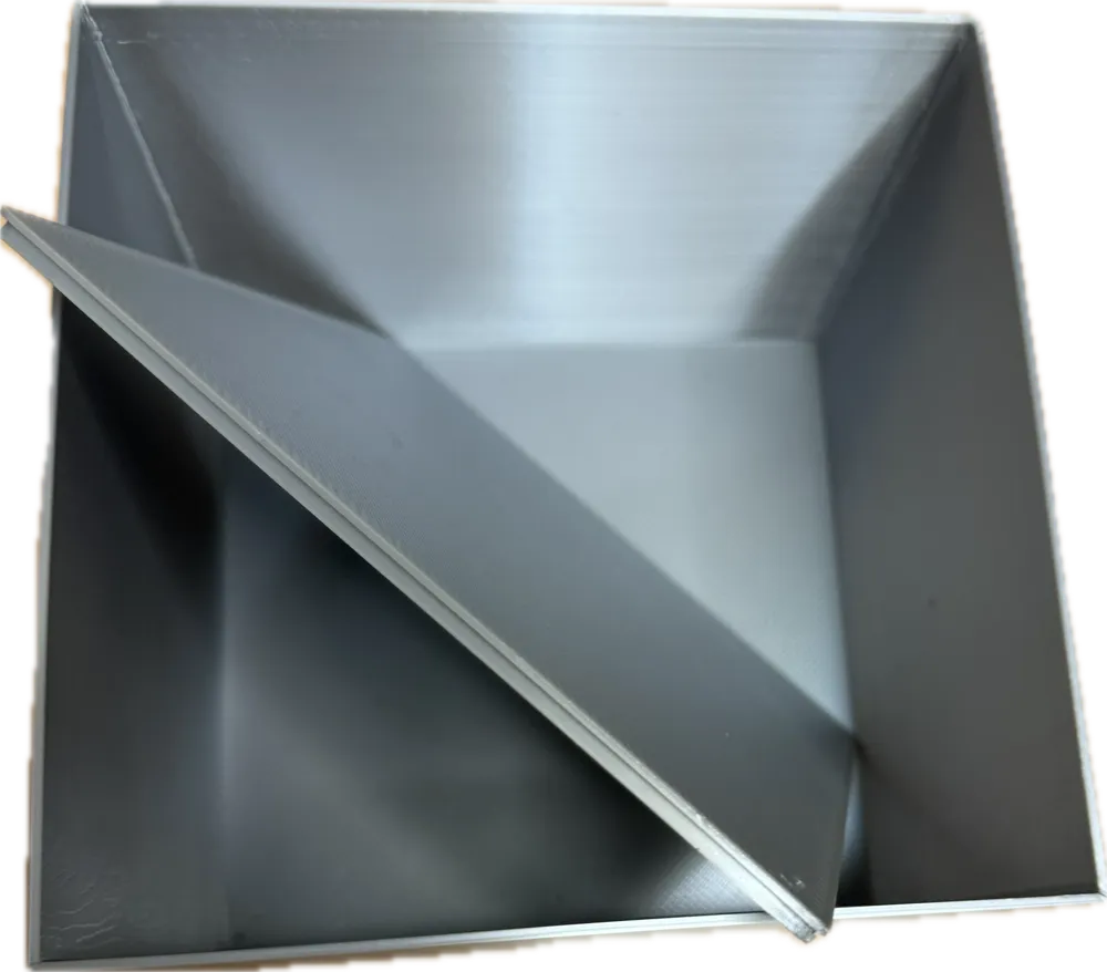 Minimalist Thin-Wall Square Box with Lid - Free 3D Print Model - MakerWorld