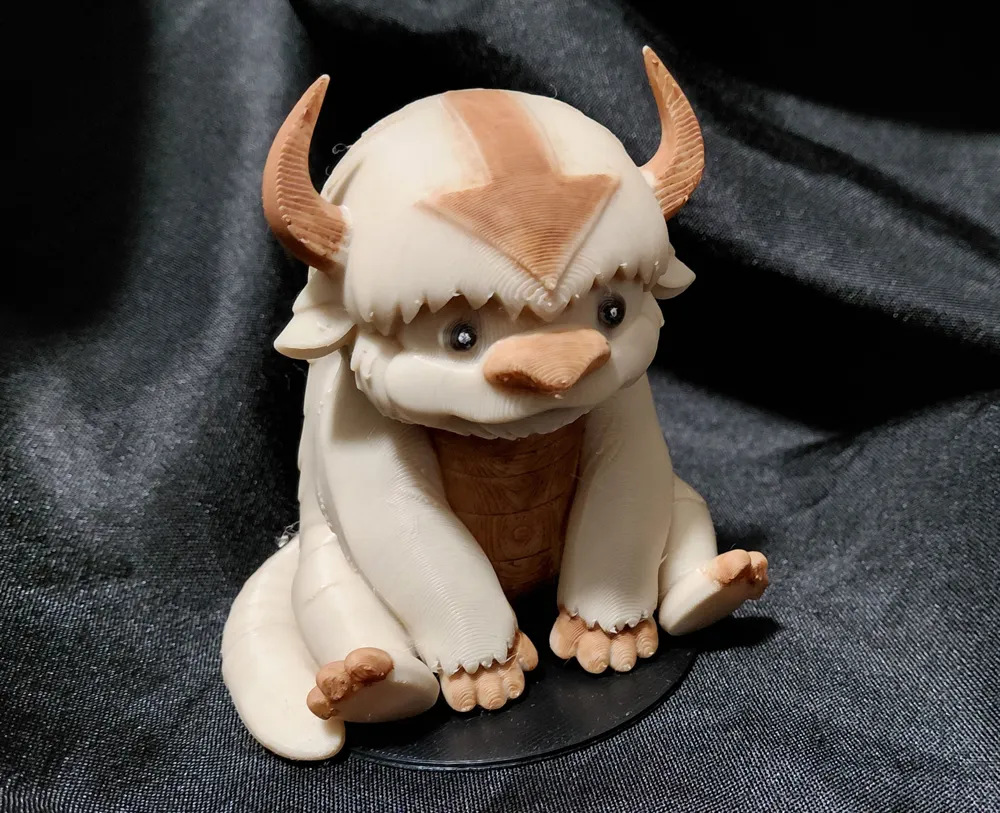 chibi appa sitting by Anime3D MakerWorld: Download Free 3D Models