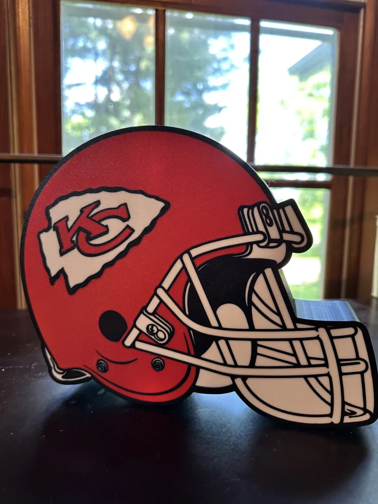 Kansas City Chiefs Helmet Lightbox by ShapeShifterStudio MakerWorld ...