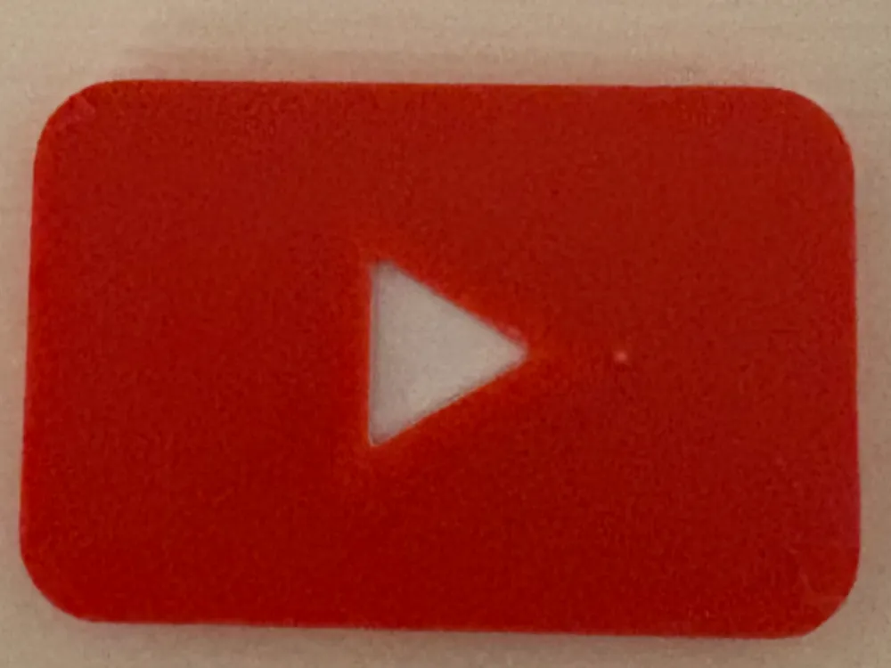 Youtube Logo - Free 3D Print Model - MakerWorld