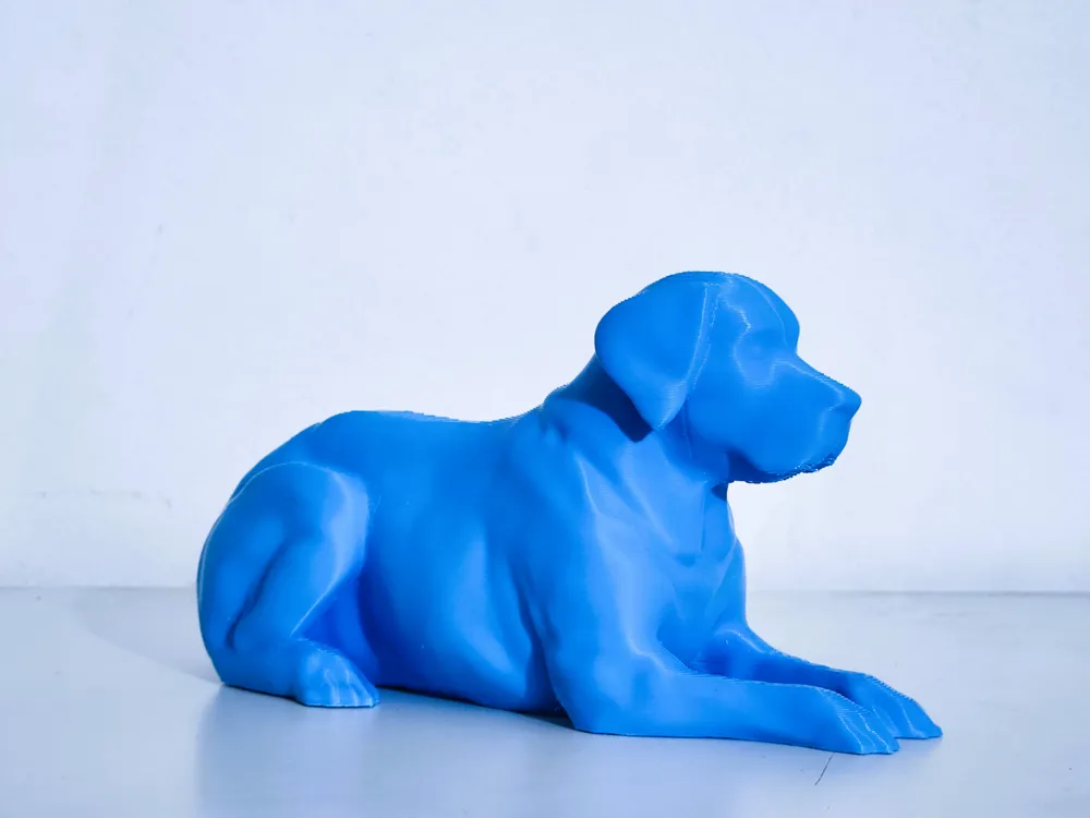 Relaxed Labrador statue by dubmehard - MakerWorld