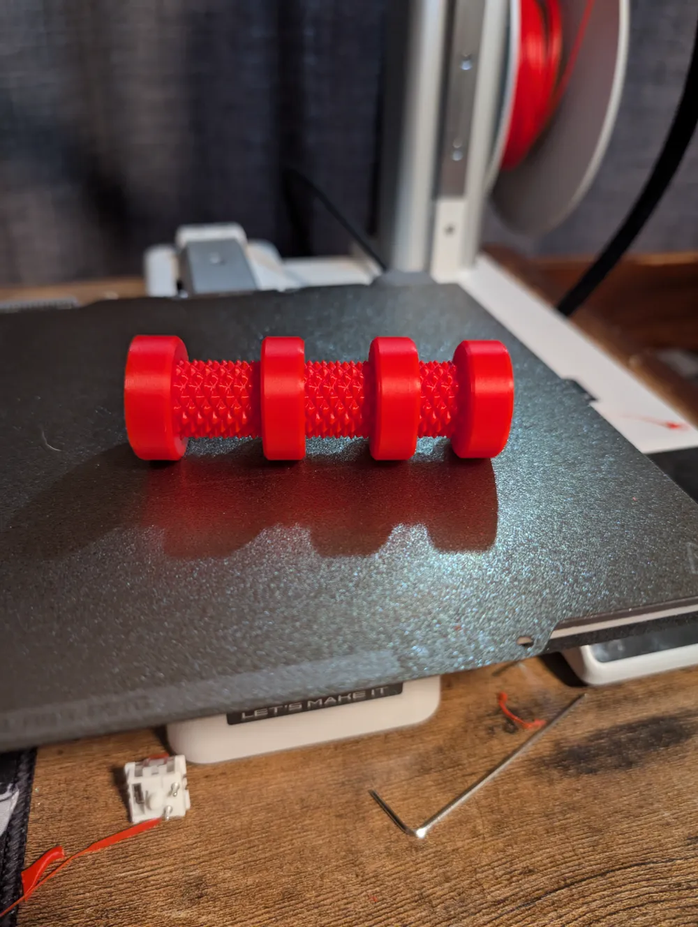 Dual Direction Bolt with End Cap Remixed by Bones811. - MakerWorld