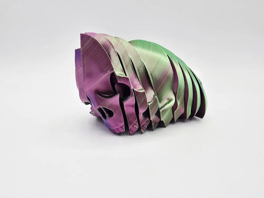 Slime Skull Fidget - Free 3D Print Model - MakerWorld