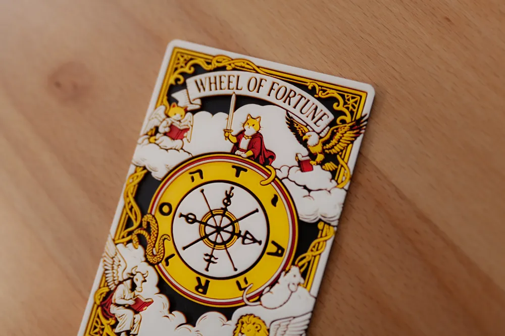 Cat tarot-10-Wheel of Fortune by googolplex MakerWorld: Download Free ...