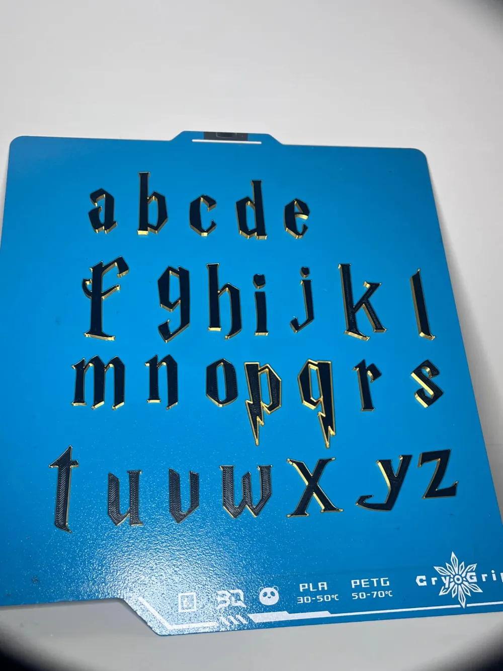 Harry Potter - Letters / Alphabet with border by L'imprimeur Moderne ...