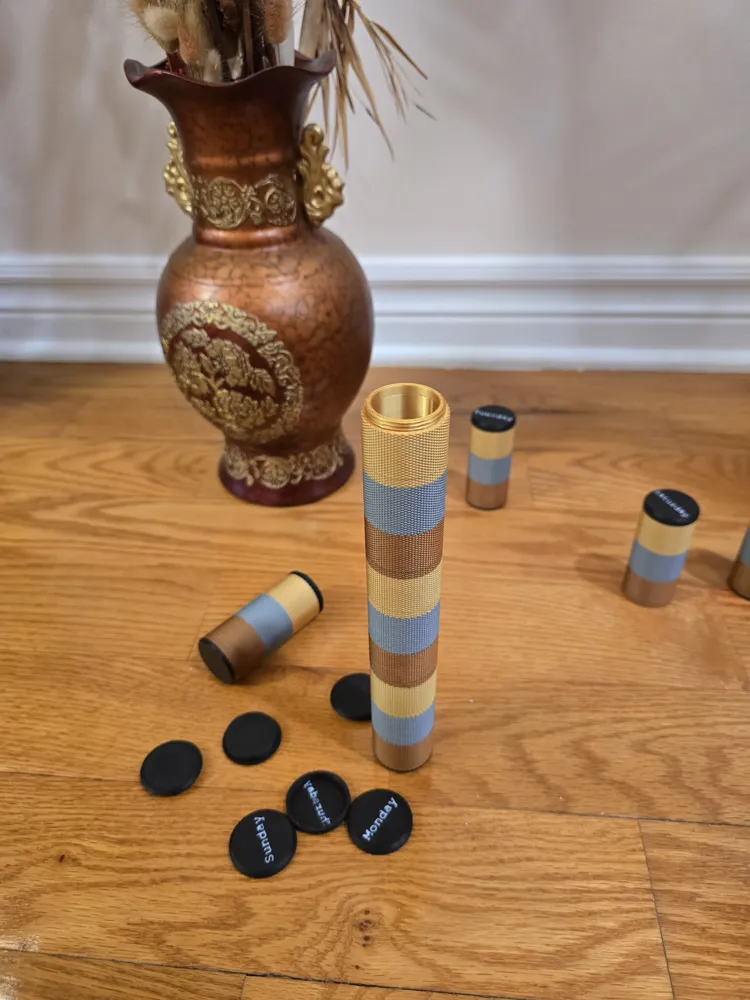 Modular Stackable Pill Box System - Free 3D Print Model - MakerWorld