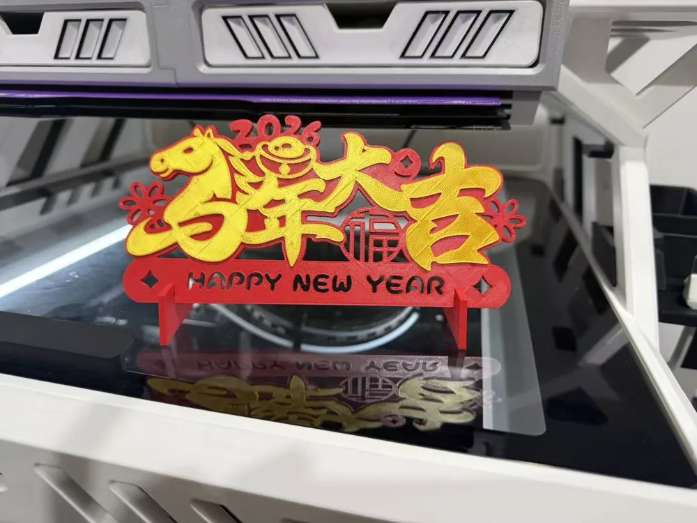 Enfeite de Mesa Ano do Cavalo 2026 (Grande Sorte no Ano do Cavalo ...