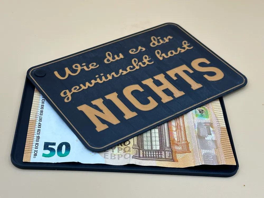 Nichts Geschenkbox Flach allgemein by JAV-3D - MakerWorld