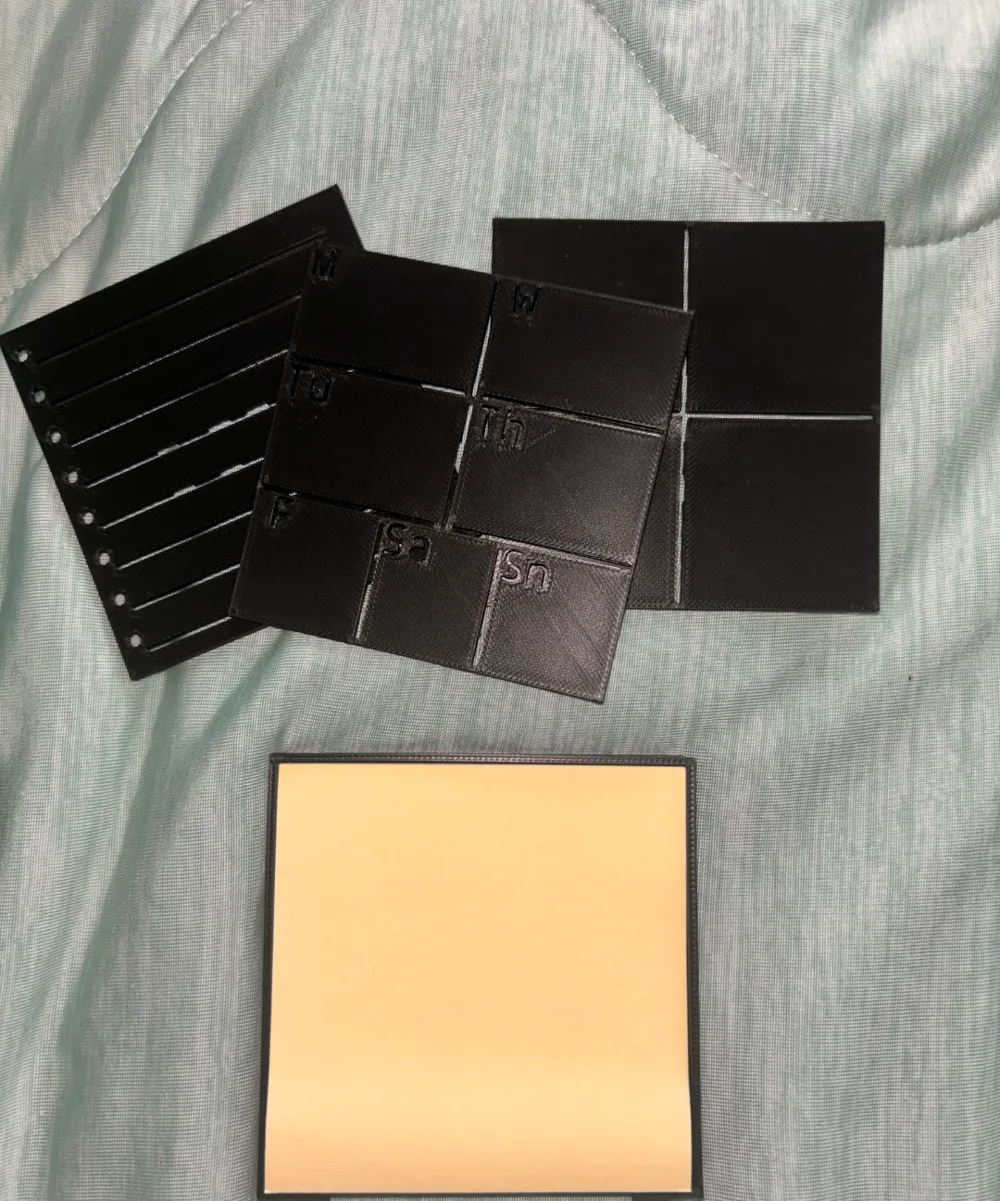 Post it note holder/stencils by DunceTree MakerWorld: Download Free 3D ...