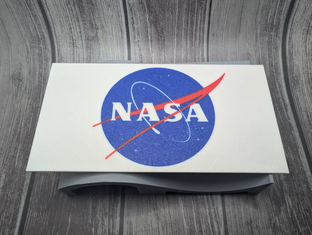 NASA Logo Flag / Plate by Sage Prints and Design MakerWorld: Download ...