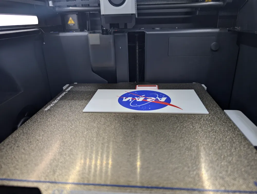 NASA Logo Flag / Plate by Sage Prints and Design MakerWorld: Download ...