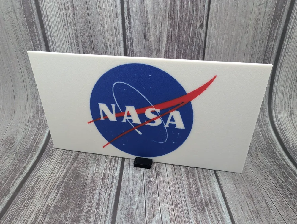 NASA Logo Flag / Plate by Sage Prints and Design MakerWorld: Download ...