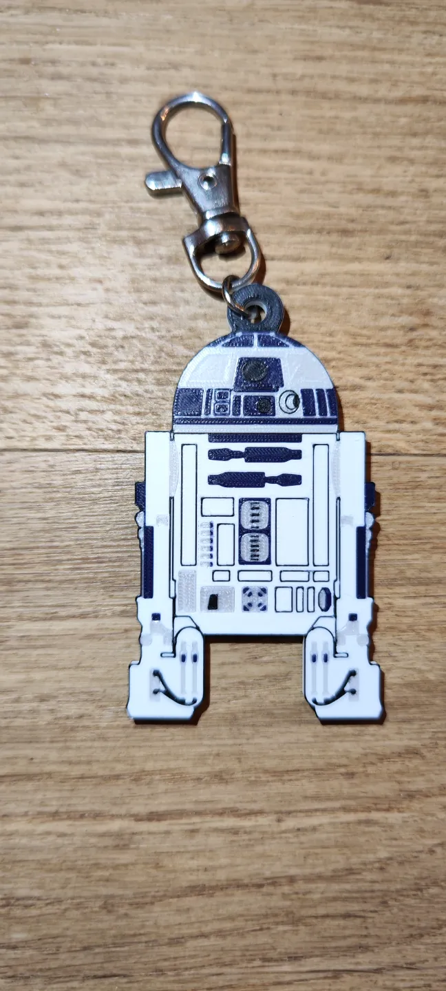 Star Wars R2-D2 Keychain by Mr.TiePie MakerWorld: Download Free 3D Models