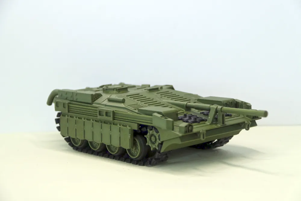 Swedish strv-103 tank|1/35 tank| by 菱鲛LJiao MakerWorld: Download Free ...