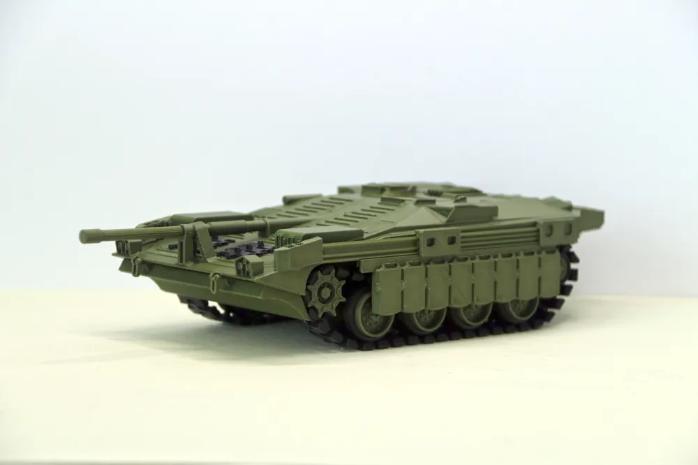 Swedish strv-103 tank|1/35 tank| by 菱鲛LJiao MakerWorld: Download Free ...