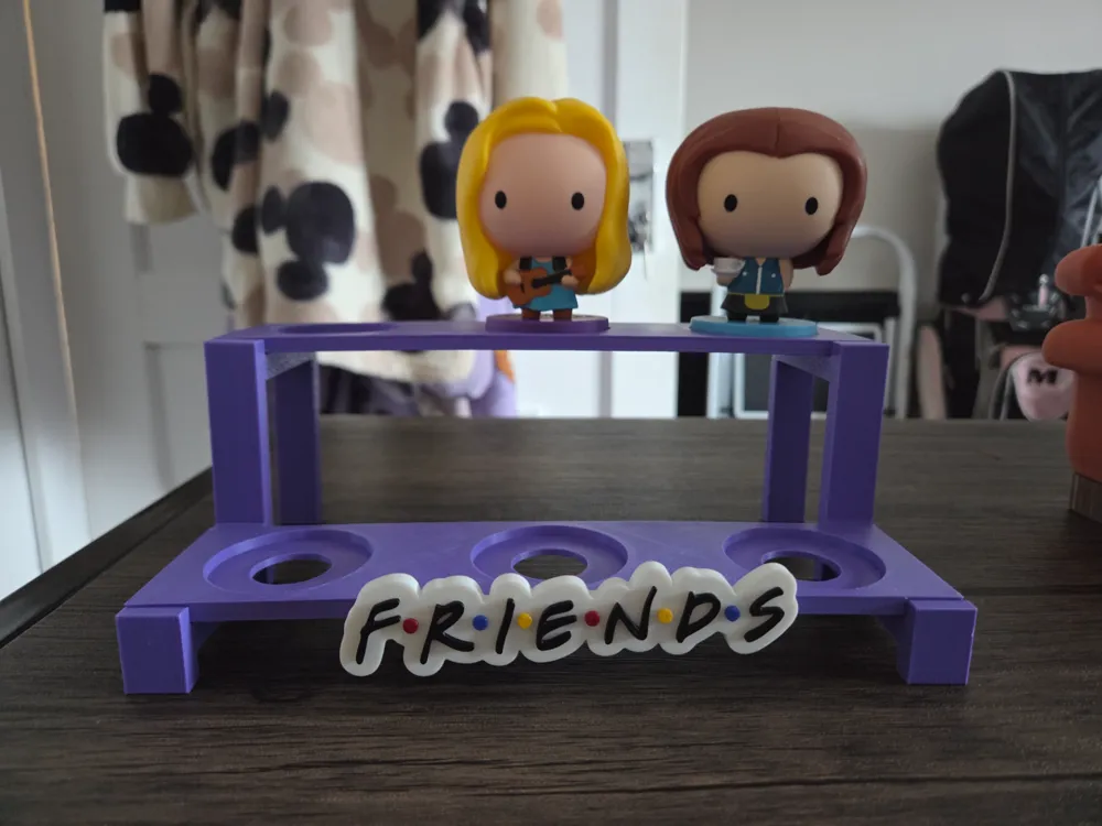 McDonalds Friends Display Stand for 6 Figures - Free 3D Print Model ...
