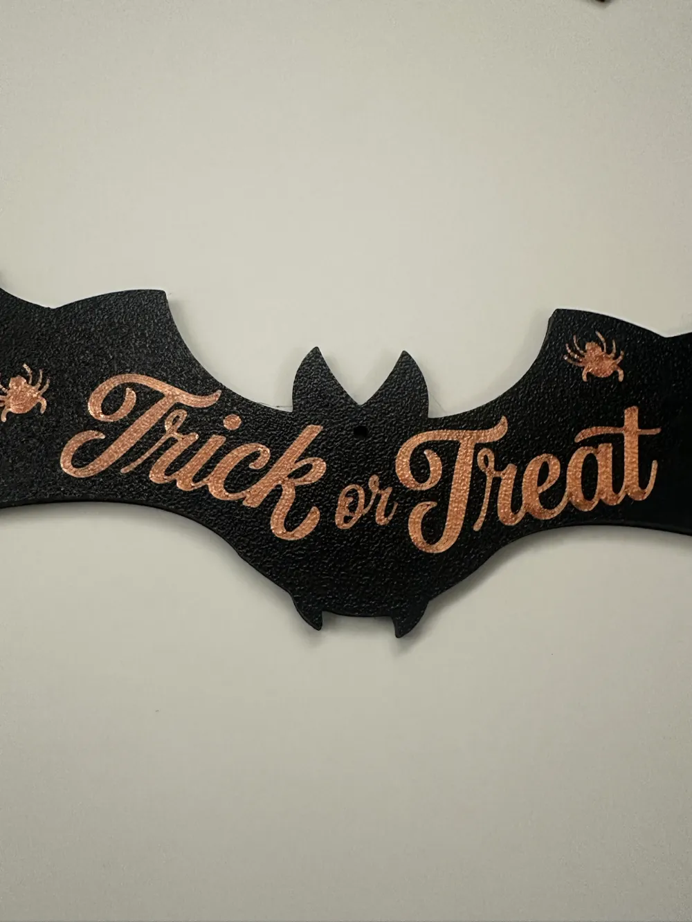 Trick or Treat Bat sign - flat & 3D sign halloween by derherrkohler ...