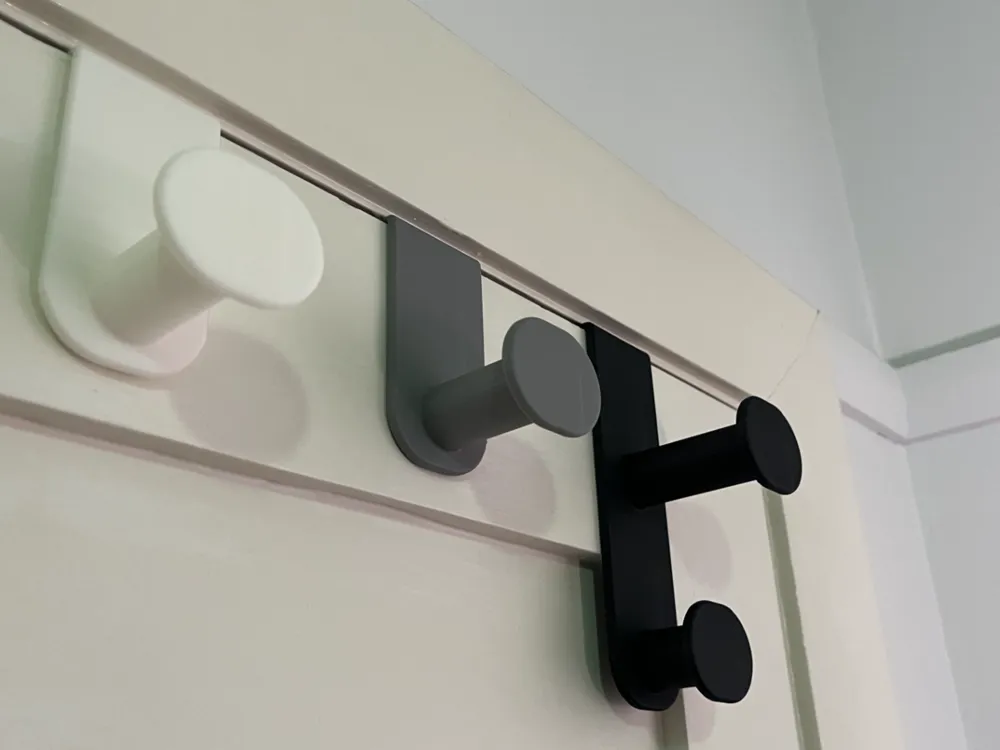 Over door hook - 35mm - Free 3D Print Model - MakerWorld