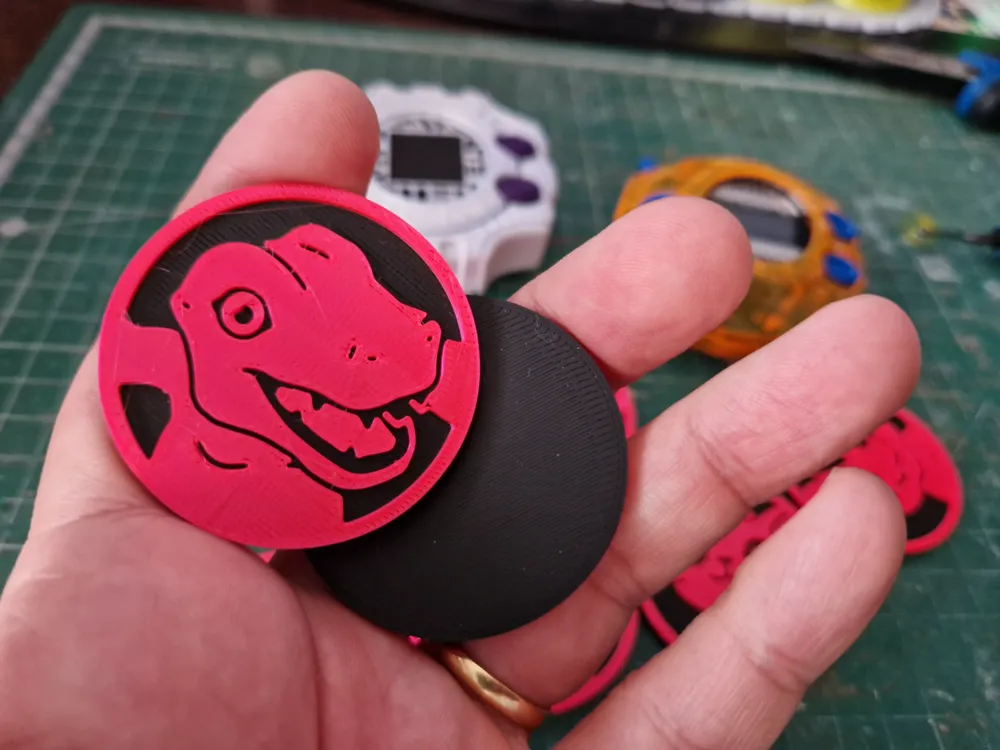 Agumon Digimon Coin by Kryator - MakerWorld