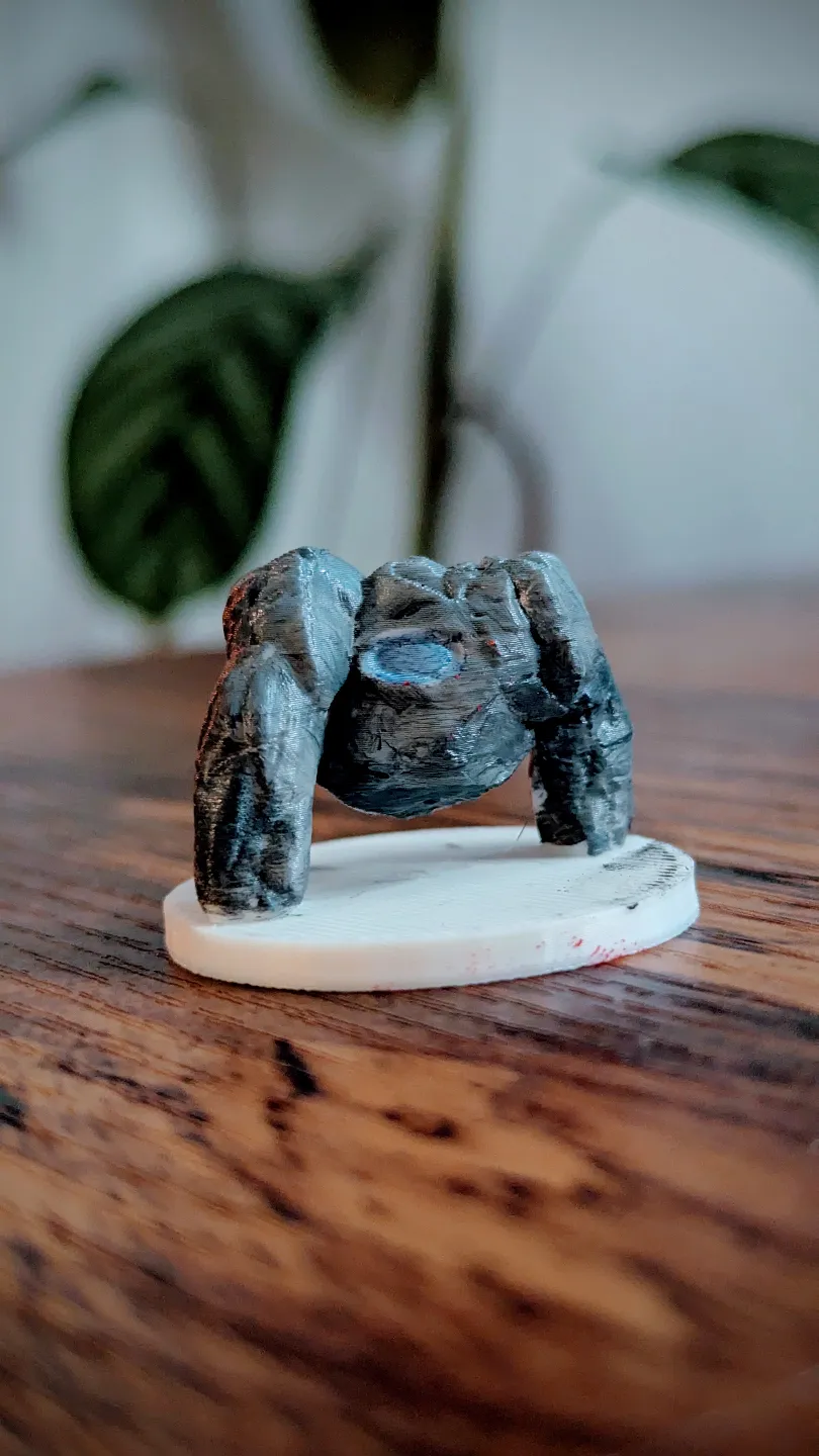 Rock monster miniature 33mm for DnD by Nozzleborn Foundry - MakerWorld
