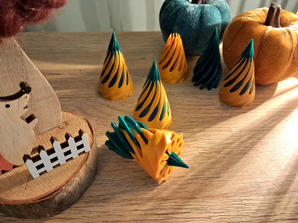 iMposible Spiral Passthrough CONE modified Fidget - Free 3D Print Model ...