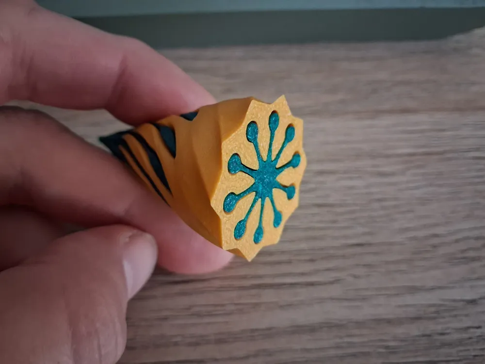 iMposible Spiral Passthrough CONE modified Fidget - Free 3D Print Model ...