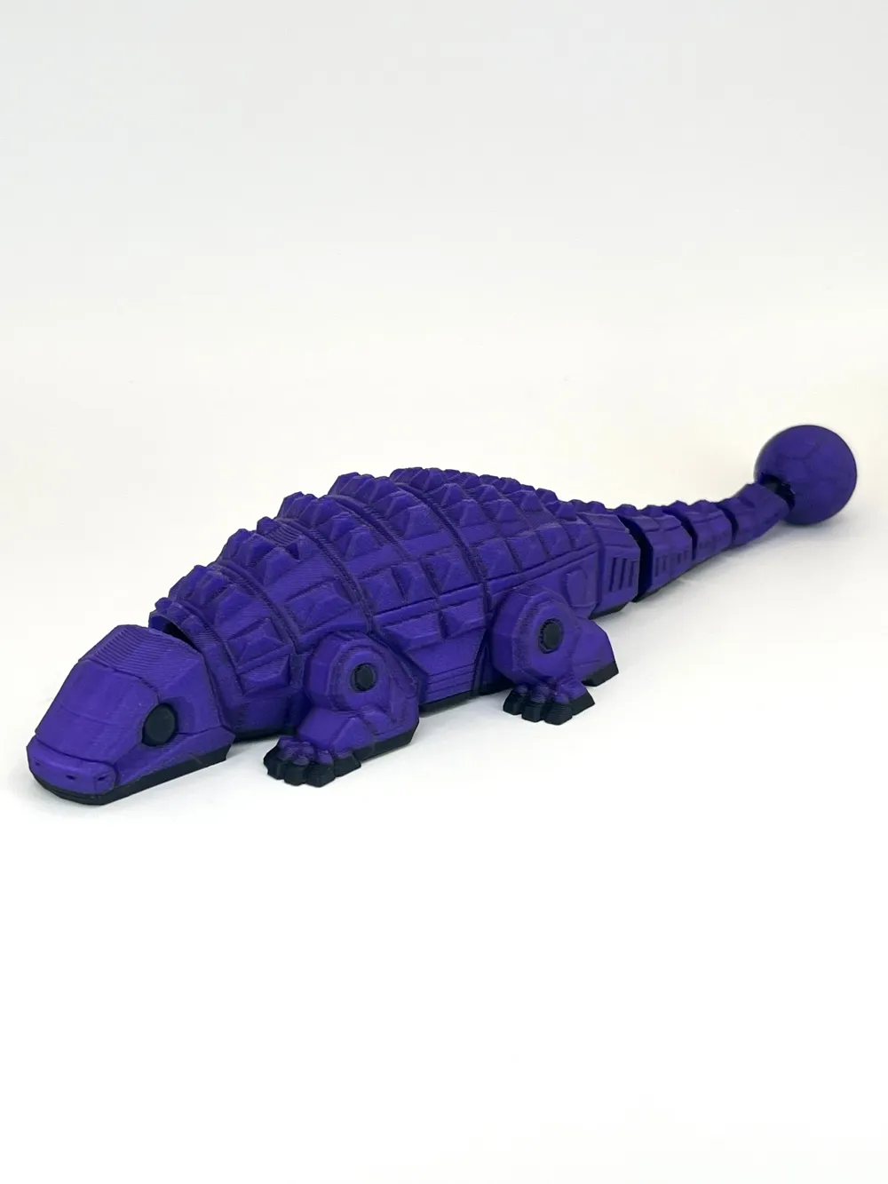 Robot dinosaur set Ankylosaurus articulated flexi - Free 3D Print Model ...