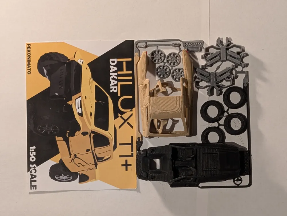 Toyota Hilux T1+ Kitcard - MakerWorld 3D Model | 3Drop