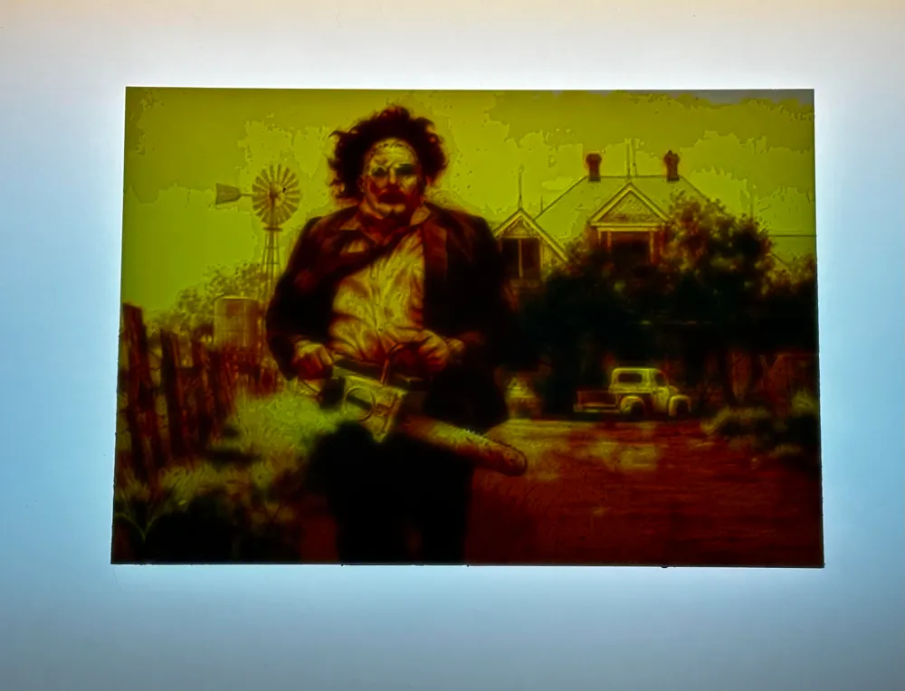 Leatherface color Lithophane art - CMYK by ChainsawGraphics - MakerWorld