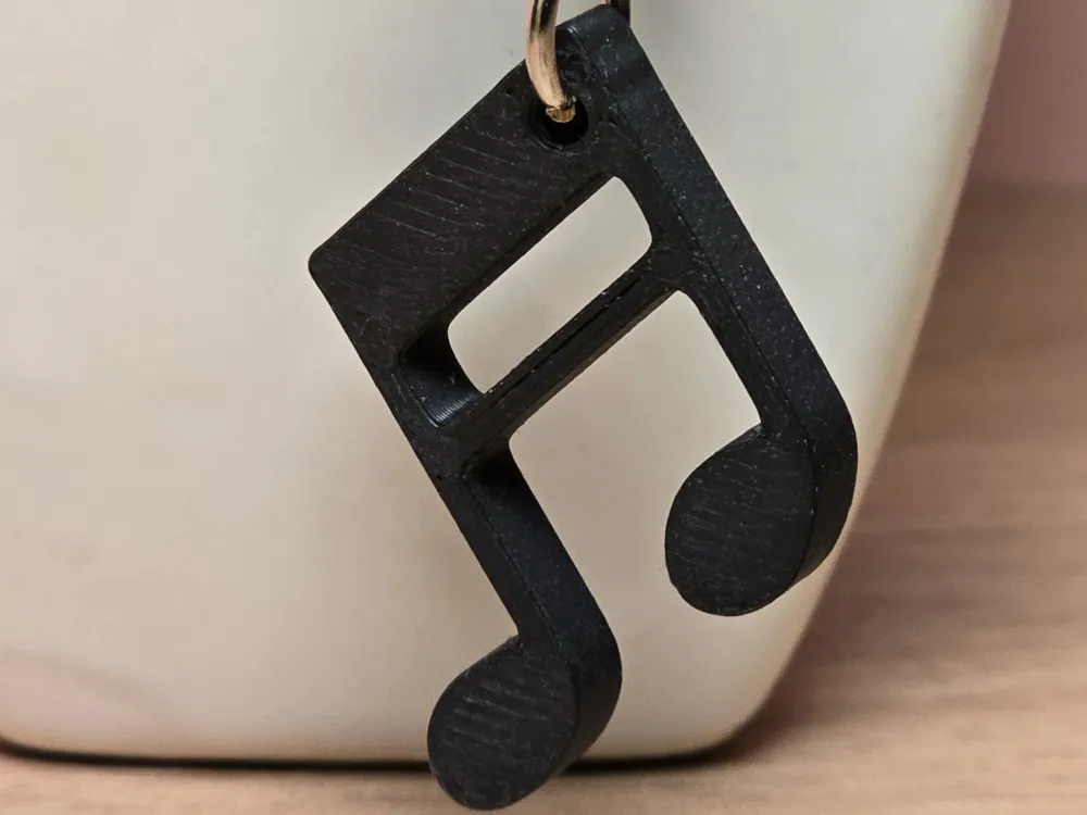 Music Note - Mini - Keychain by ProtoThis MakerWorld: Download Free 3D ...