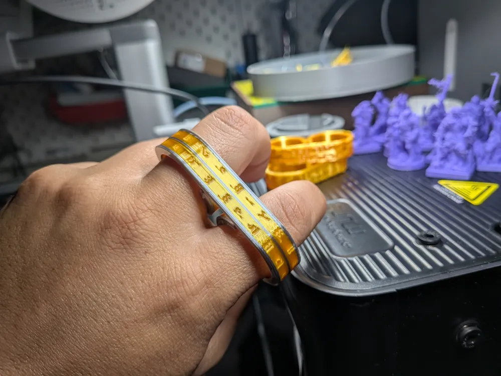 D&D Ring of Spell Storing, Multi-Color AMS Remix - Free 3D Print Model ...