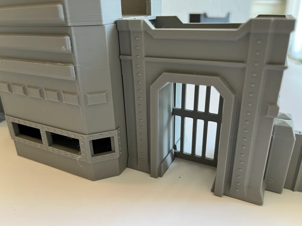 Bunker C - Gate - Wargaming Wall System compatible by Dan Høegh ...