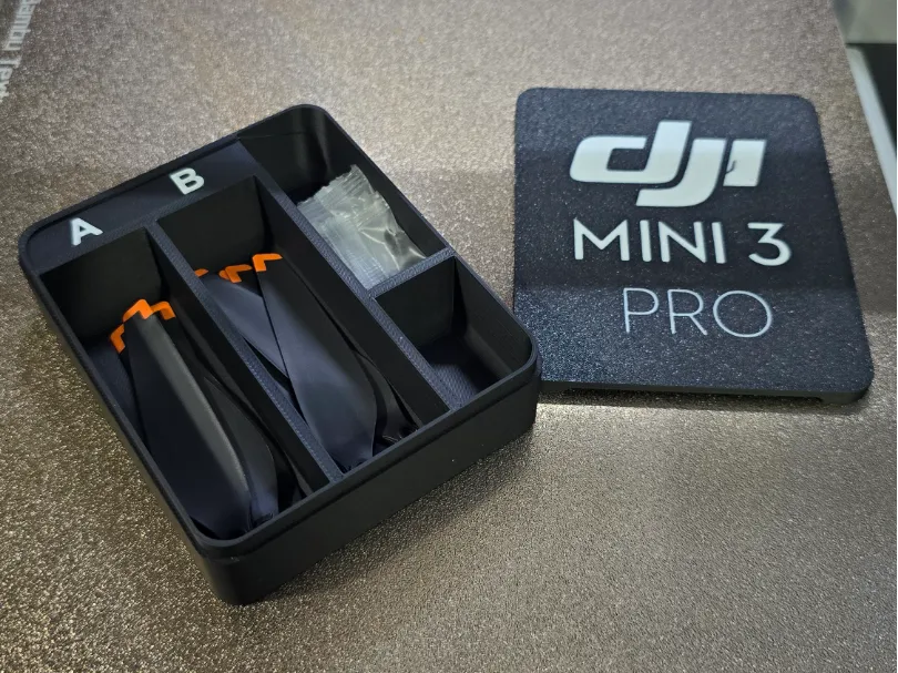 DJI Mini 3 Pro Spare Parts Box by Plonkydonk28 - MakerWorld