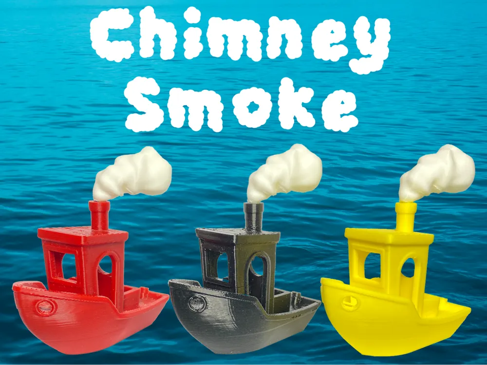 Benchy Chimney Smoke - Free 3D Print Model - MakerWorld