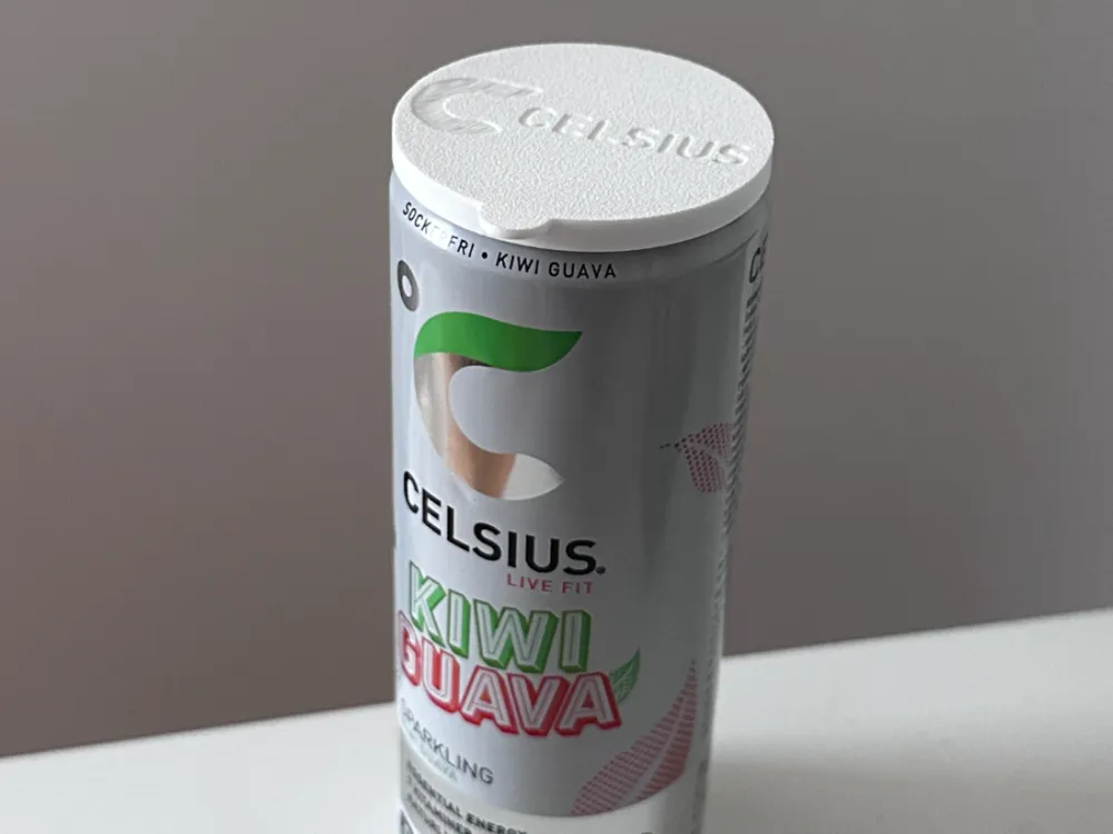 Can lid fits Celcius 355ml by Matte MakerWorld: Download Free 3D Models