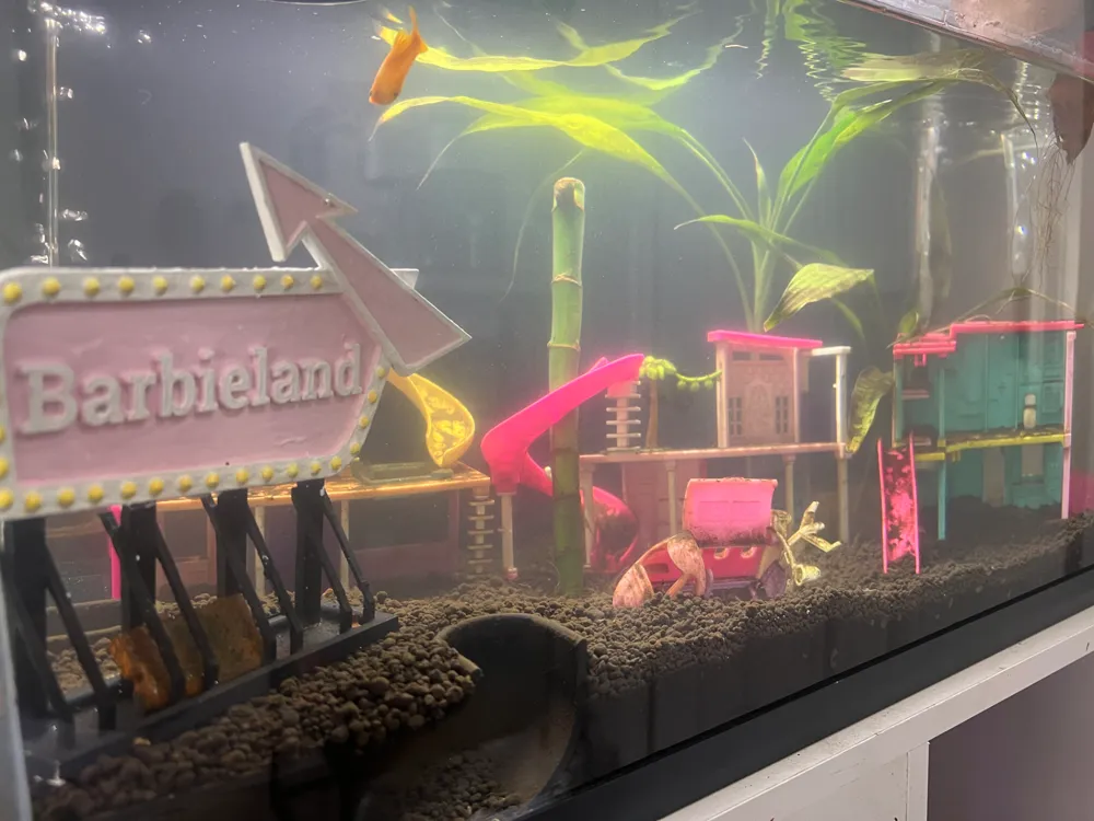 Barbie Land Fish Tank Sign by David Houston MakerWorld: Download Free ...
