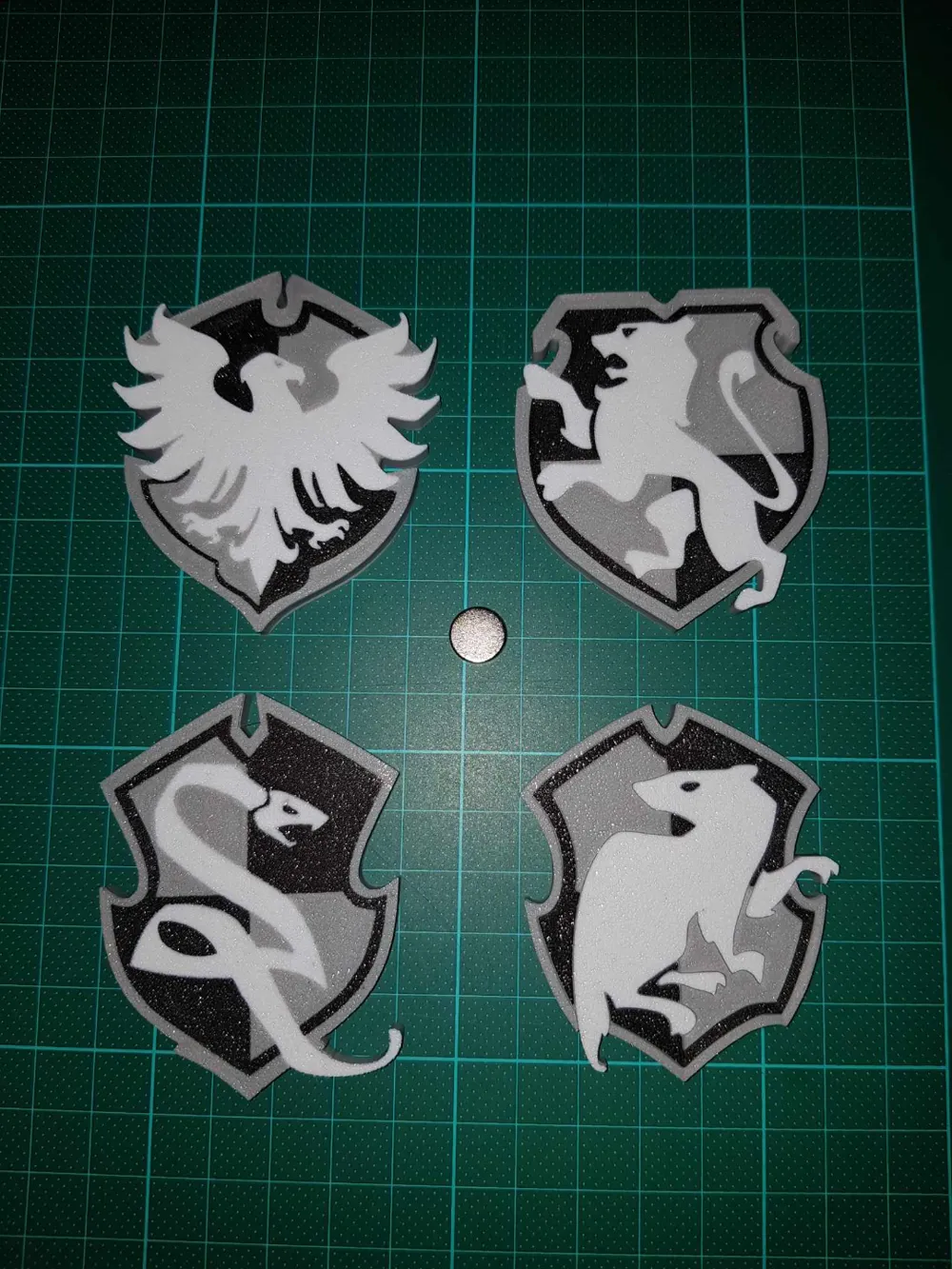 Hogwarts Legacy House Crest Magnets by Kuga - MakerWorld